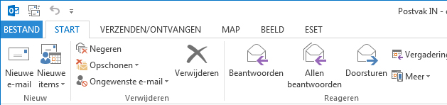Outlook inloggen via client - Verentis